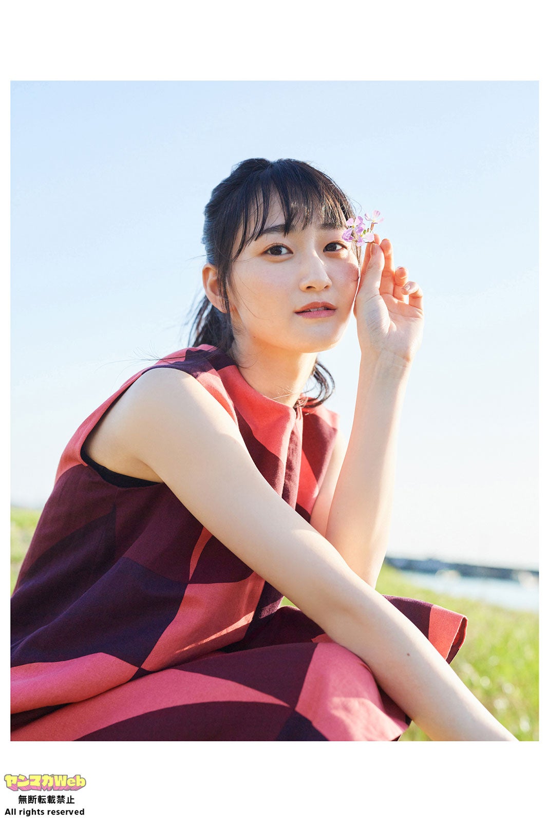 (画像1/2) STU48信濃宙花、ノースリーブで色白素肌輝く ナチュラルな笑顔にキュン - モデルプレス