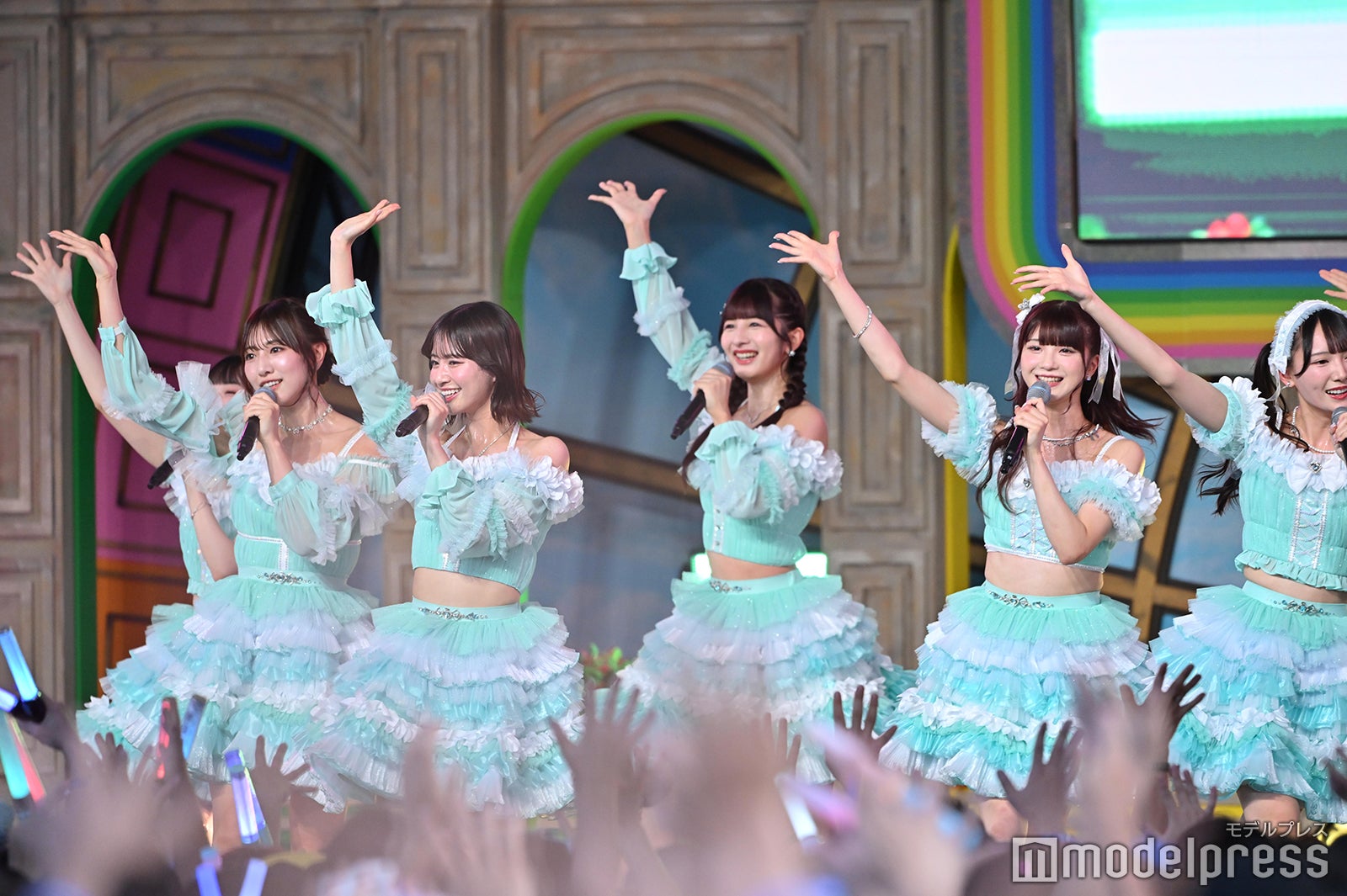 (画像7/54) ≠ME、爽やかブルー衣装で夏らしさ全開ステージ “7曲連続披露”で爽やかな風吹かせる【TIF2024】 - モデルプレス