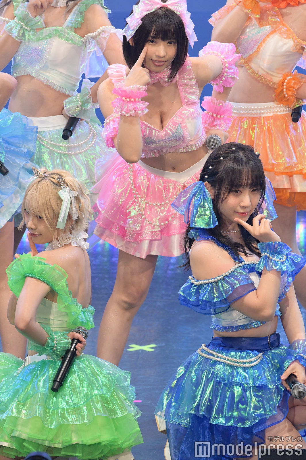 (画像19/29) えなこら所属のPPE41「TIF」で緊張の初ライブに“助っ人”元ベビレ高見奈央登場 バストからステッカー取り出す場面も＜TIF2022＞ - モデルプレス