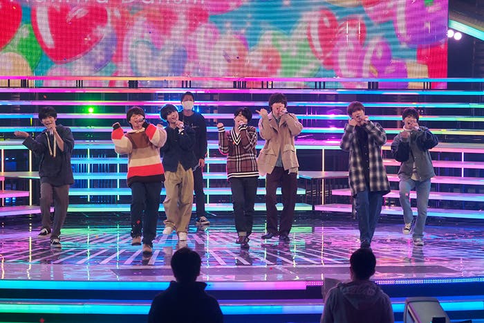 <紅白リハ1日目>なにわ男子、初紅白「7人らしくラブとピースを届けられたら」 舞台裏ではミッキーに遭遇 モデルプレス