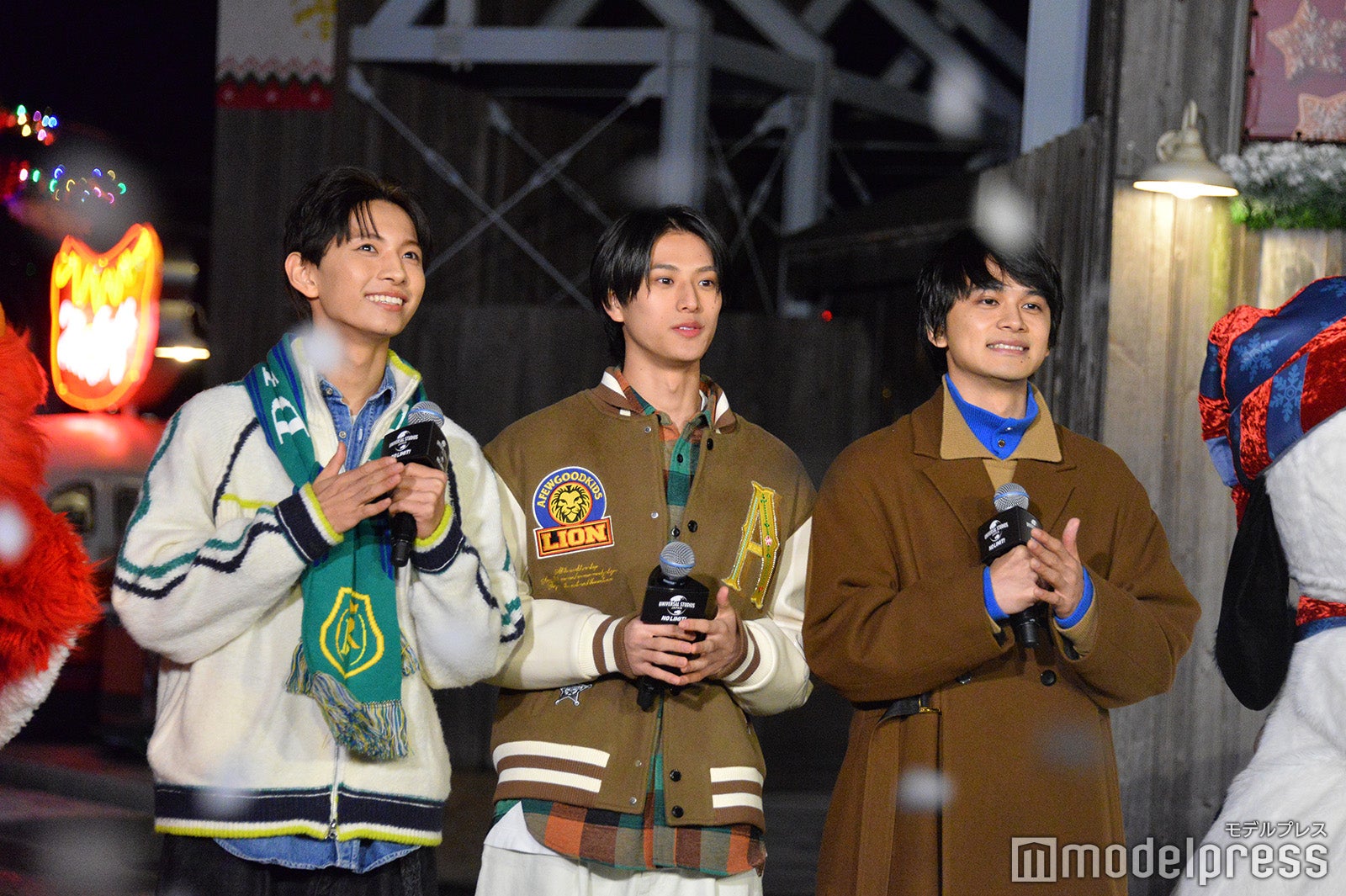 (画像13/20) 北村匠海、ICEx阿久根温世・竹野世梛とUSJ降臨 先輩後輩で“最幸”のクリスマス体験 - モデルプレス