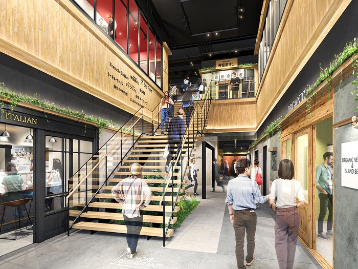 原宿に食特化の新施設「JINGUMAE COMICHI」ミシュラン新業態含む18店舗 - 女子旅プレス