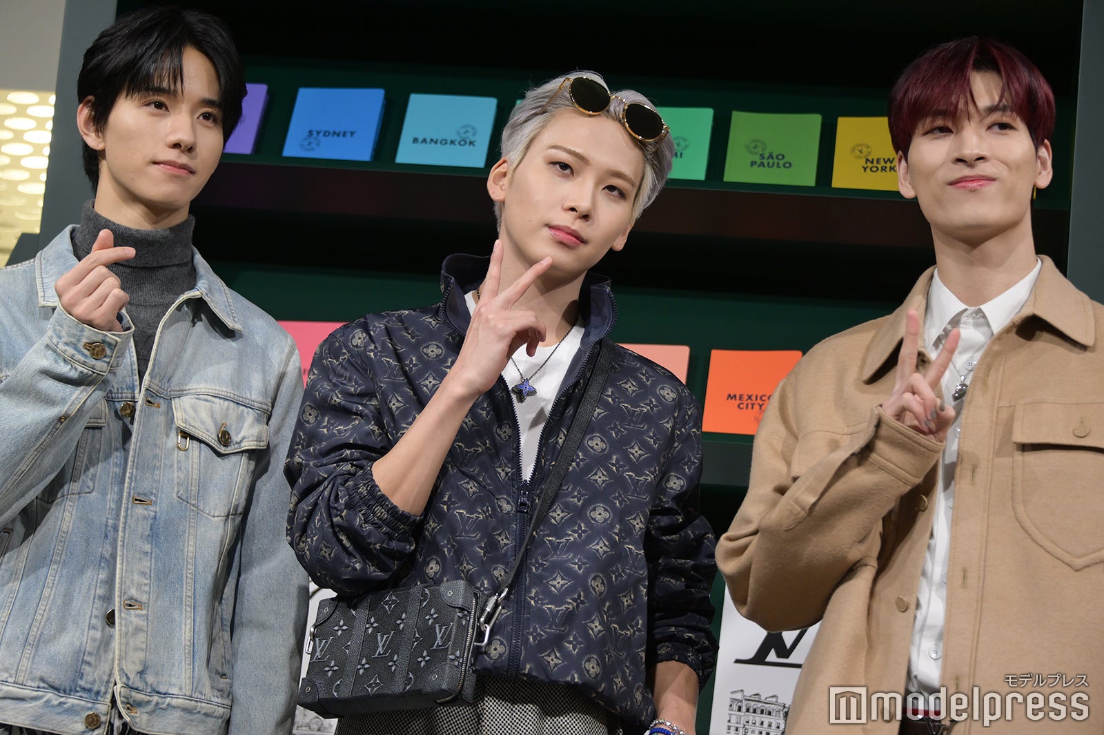 (画像20/59) JO1川尻蓮、金城碧海＆佐藤景瑚に「こいつらをまとめ上げられるのは僕」まさかの反応に困惑＜ルイ・ヴィトンSS24メンズ・ポップアップストア＞ - モデルプレス