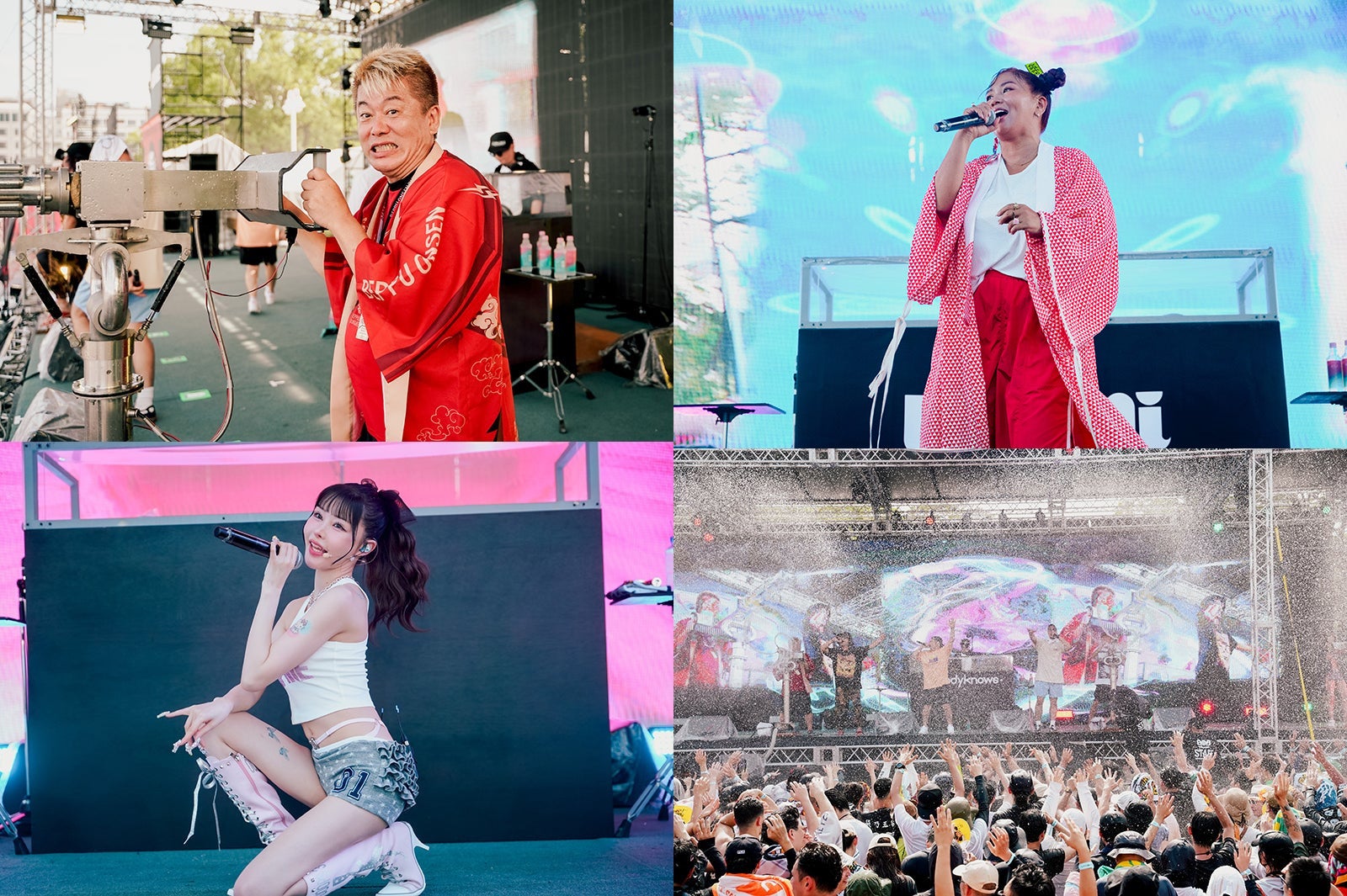 MINMI、nobodyknows+、戦慄かなのら豪華ゲスト集結 ホリエモン主催音楽フェス「BOB2025」ずぶ濡れ演出に観客熱狂＜現地レポ＞ - モデルプレス