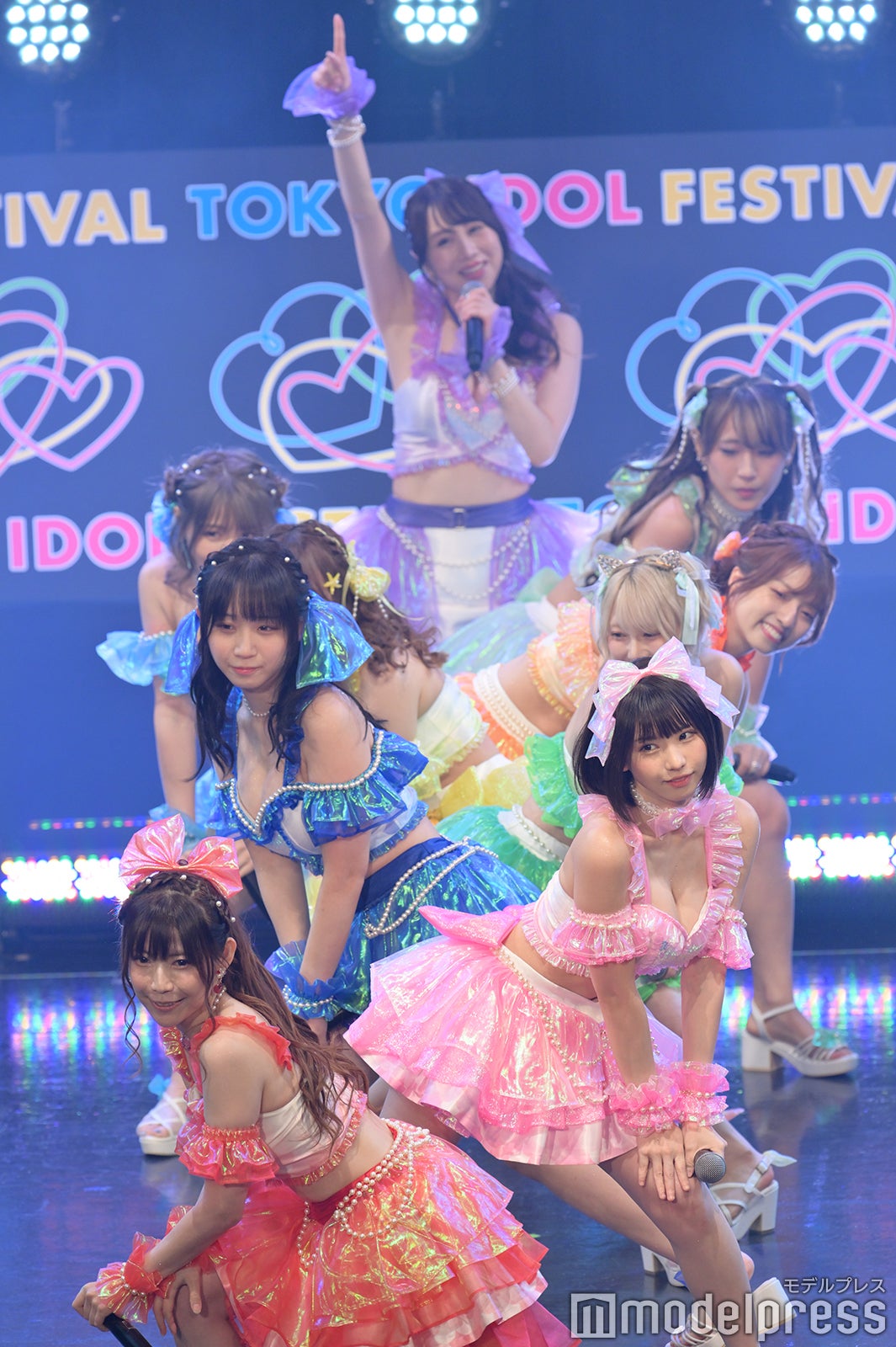 (画像18/29) えなこら所属のPPE41「TIF」で緊張の初ライブに“助っ人”元ベビレ高見奈央登場 バストからステッカー取り出す場面も＜TIF2022＞ - モデルプレス