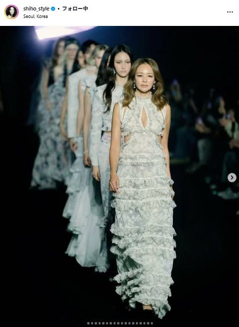 (画像2/22) SHIHO、娘・サランとスタイル抜群2ショット 初韓国ファッションショー出演裏側 - モデルプレス
