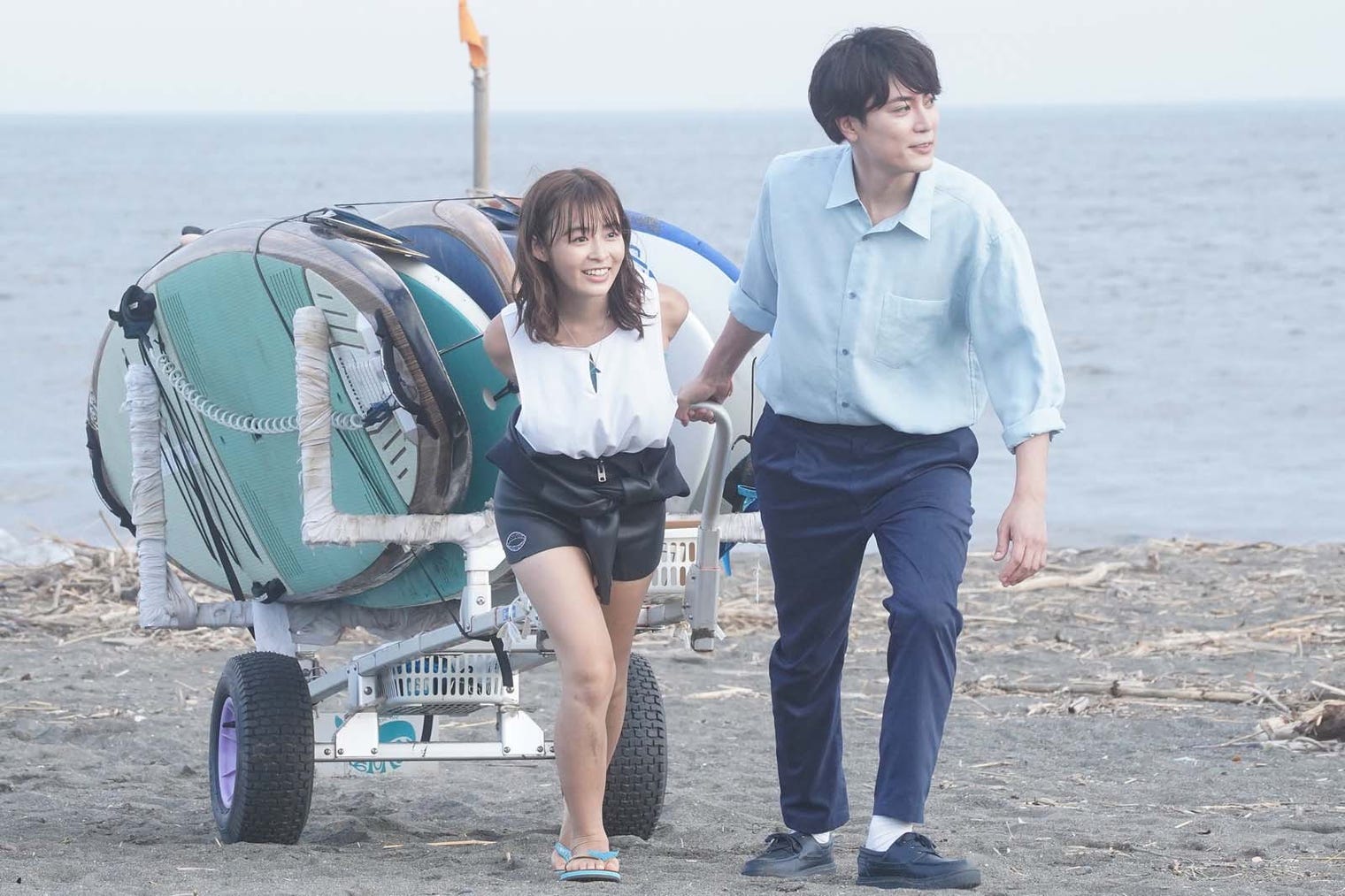 画像18 18 「真夏のシンデレラ」匠(神尾楓珠)、夏海(森七菜)に突然キス「嘘でしょ」「どういうこと?」視聴者混乱 モデルプレス