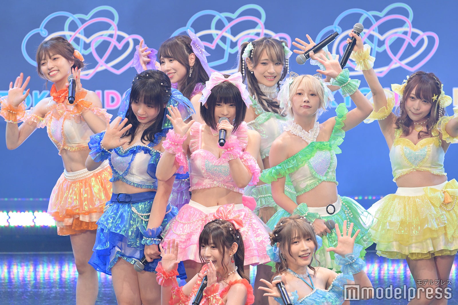 (画像26/29) えなこら所属のPPE41「TIF」で緊張の初ライブに“助っ人”元ベビレ高見奈央登場 バストからステッカー取り出す場面も＜TIF2022＞ - モデルプレス