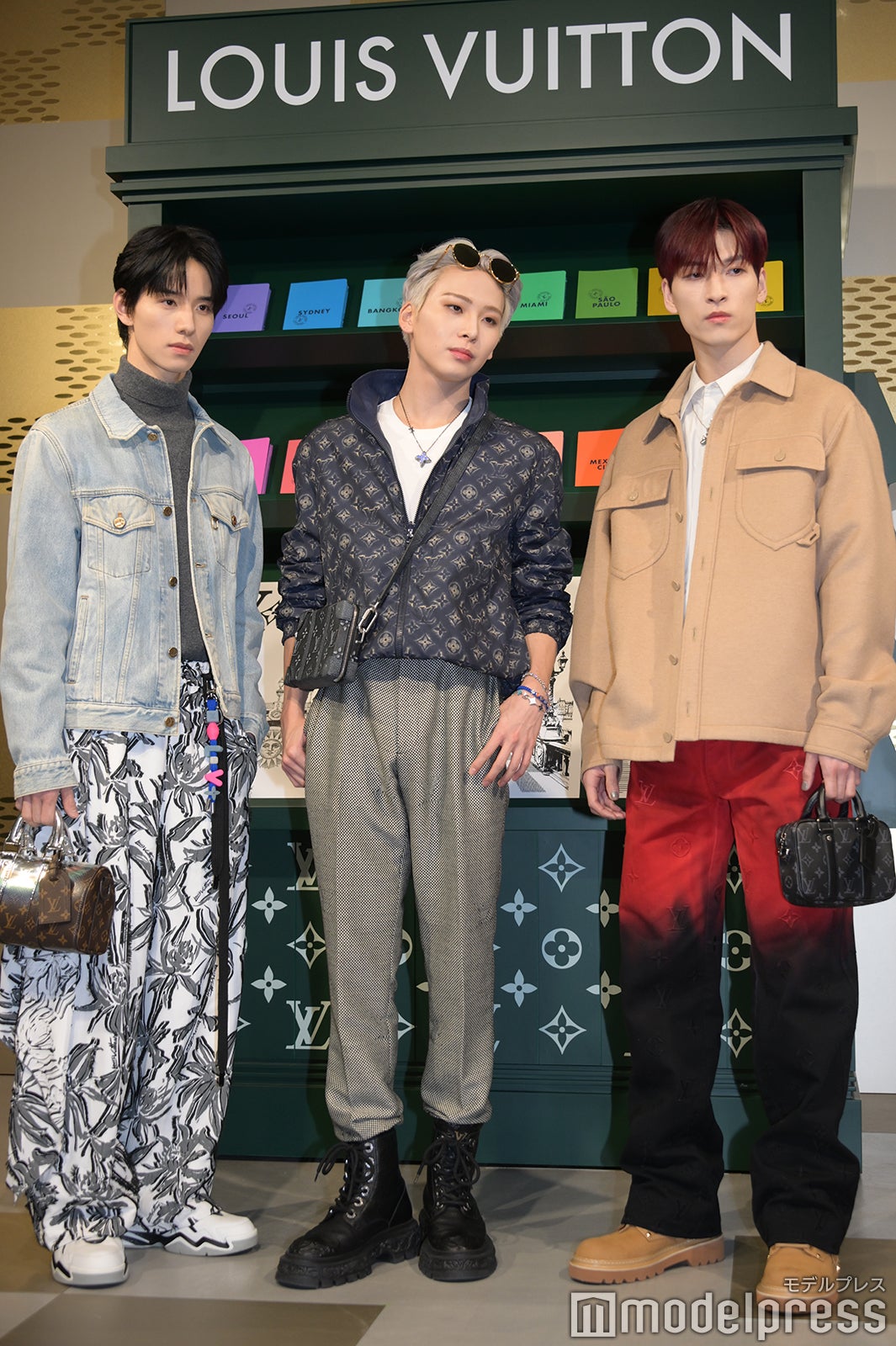 (画像8/59) JO1川尻蓮、金城碧海＆佐藤景瑚に「こいつらをまとめ上げられるのは僕」まさかの反応に困惑＜ルイ・ヴィトンSS24メンズ・ポップアップストア＞ - モデルプレス