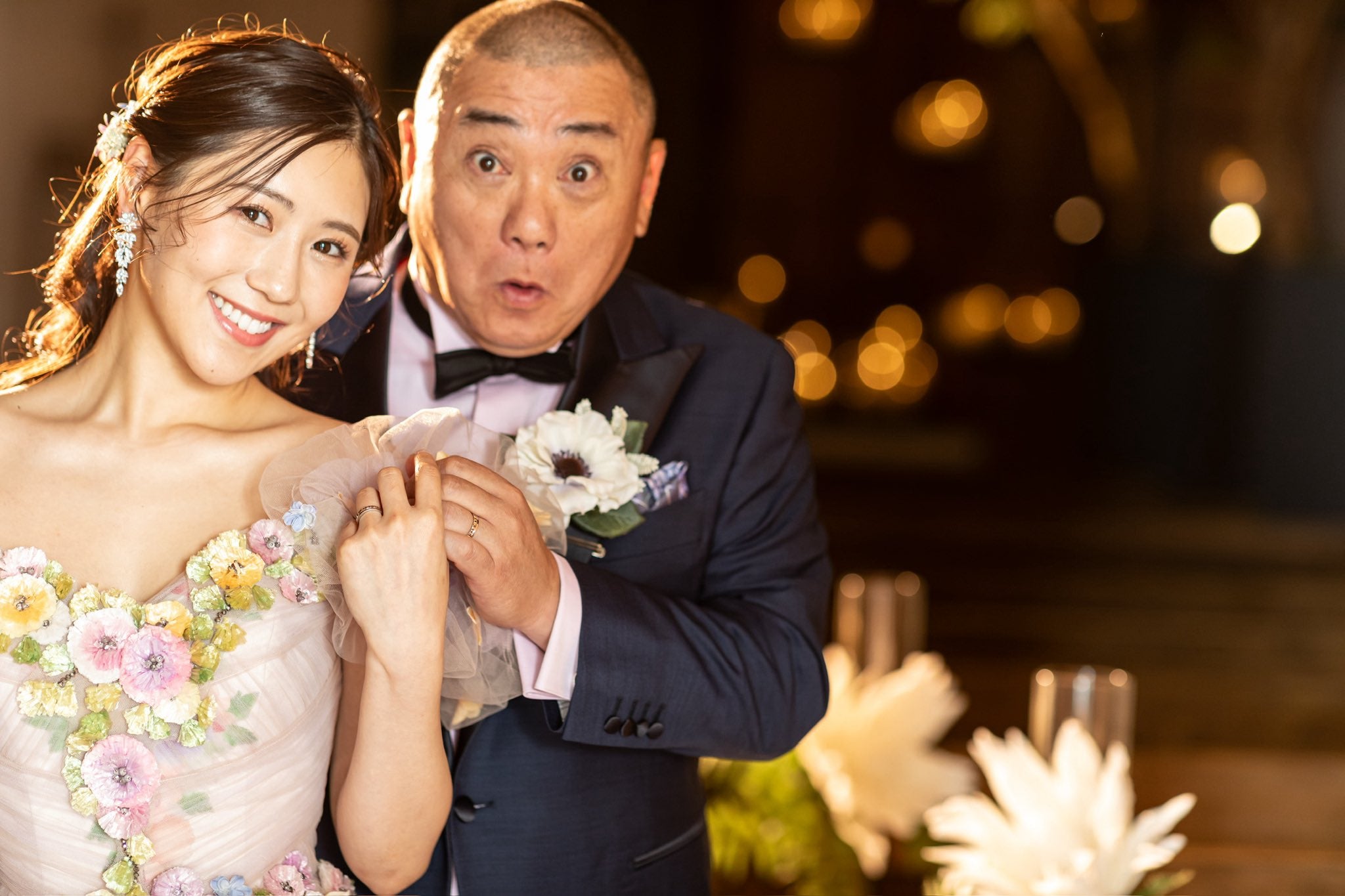 画像518 山本圭壱&西野未姫夫妻、結婚式を報告 密着ウエディングフォトに反響 モデルプレス