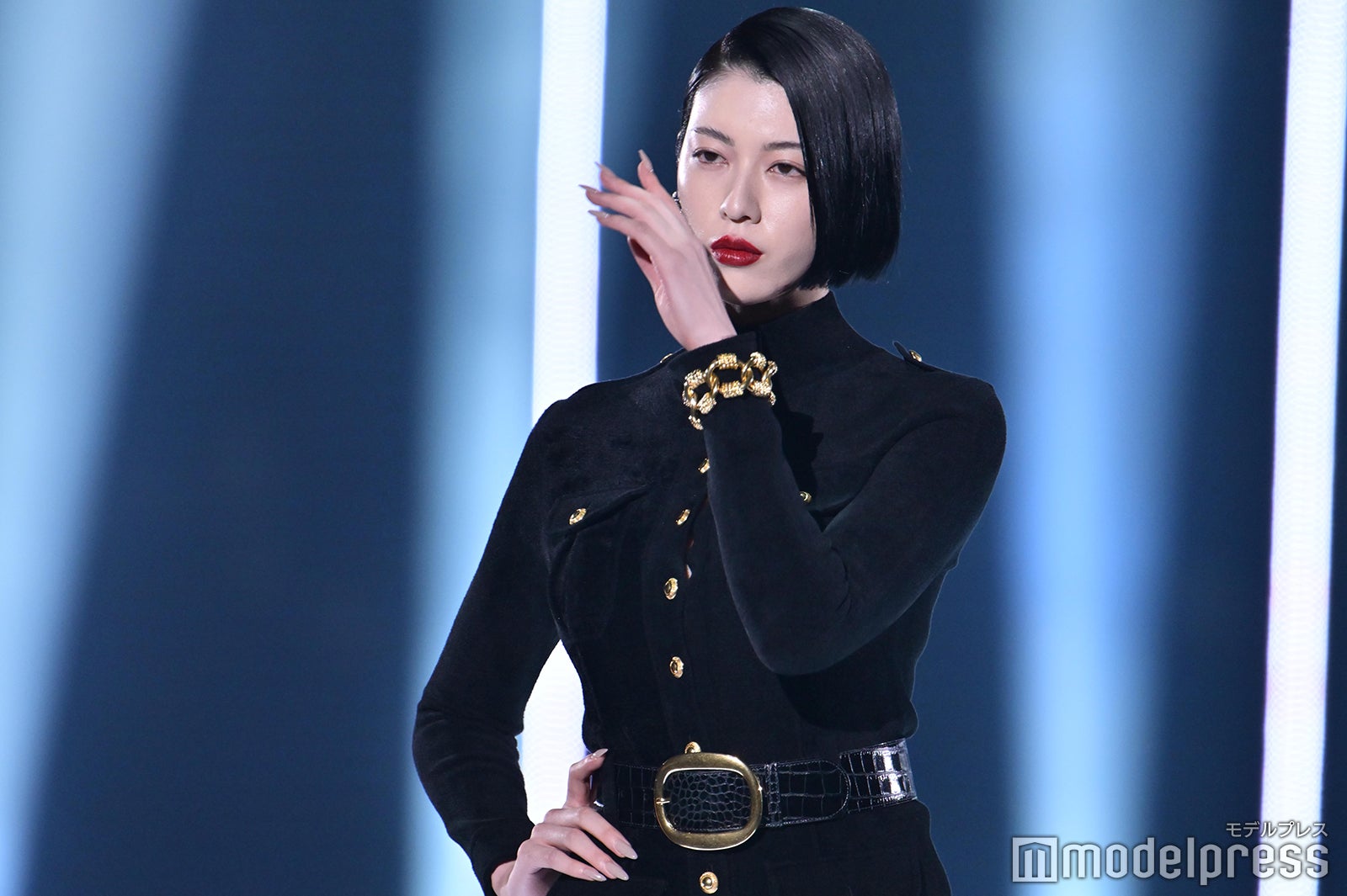 (画像5/100) 池田エライザ・中条あやみ・三吉彩花「TGC」トップバッターで開幕 ブラックコーデで圧巻オーラ【TGC2025A/W】 - モデルプレス