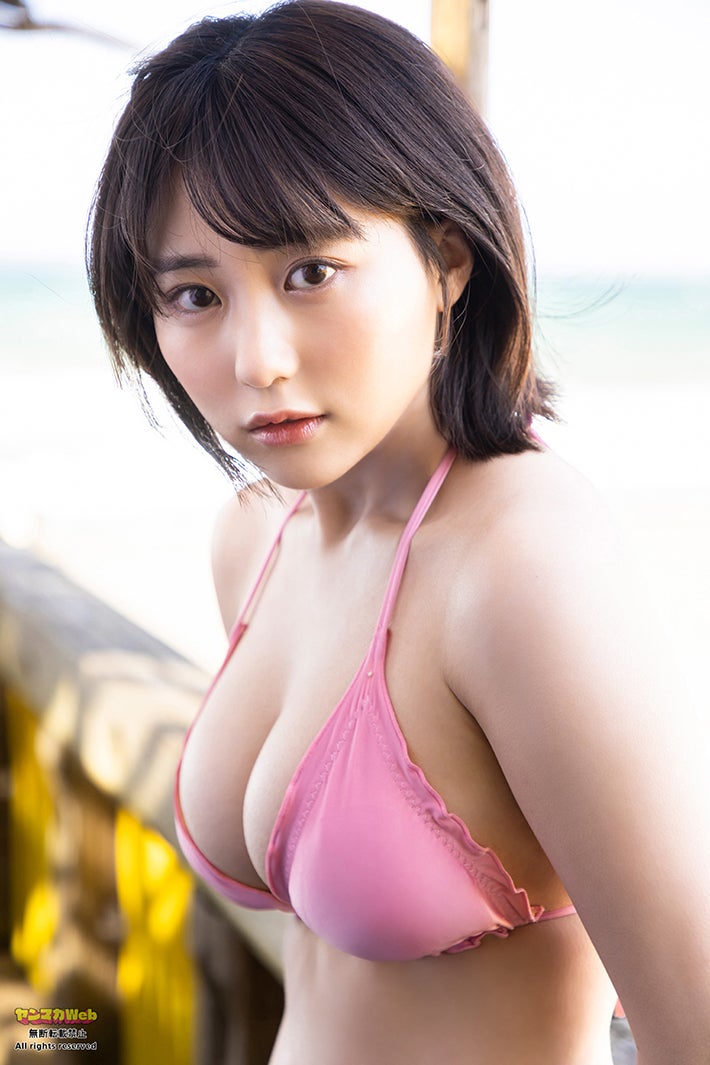 (画像5/9) HKT48田中美久、美谷間に釘付け 1年ぶり「ヤンマガ」登場 - モデルプレス