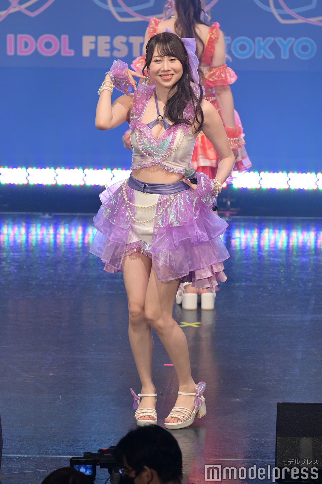 (画像4/29) えなこら所属のPPE41「TIF」で緊張の初ライブに“助っ人”元ベビレ高見奈央登場 バストからステッカー取り出す場面も＜TIF2022＞ - モデルプレス