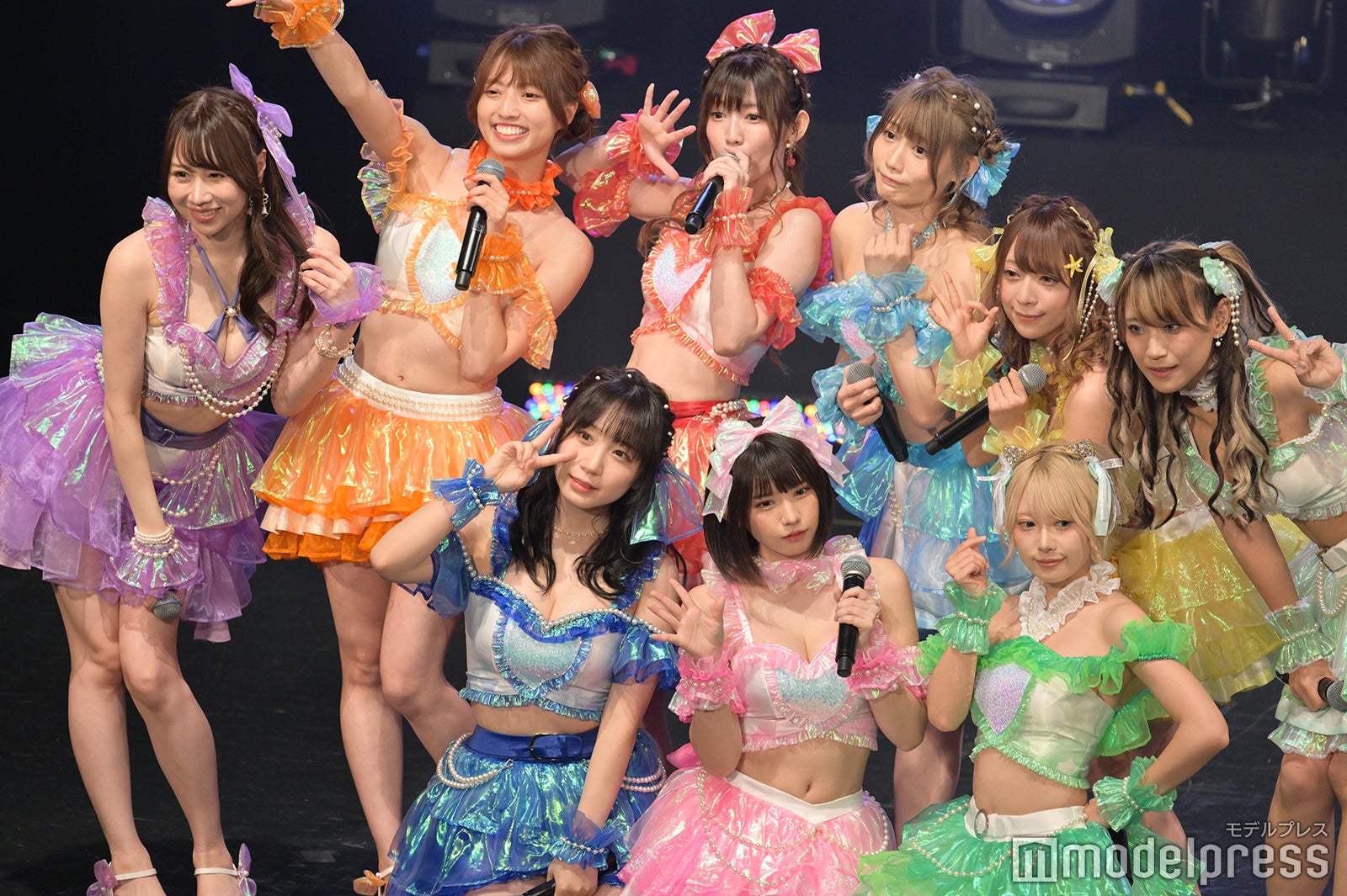 (画像20/29) えなこら所属のPPE41「TIF」で緊張の初ライブに“助っ人”元ベビレ高見奈央登場 バストからステッカー取り出す場面も＜TIF2022＞ - モデルプレス