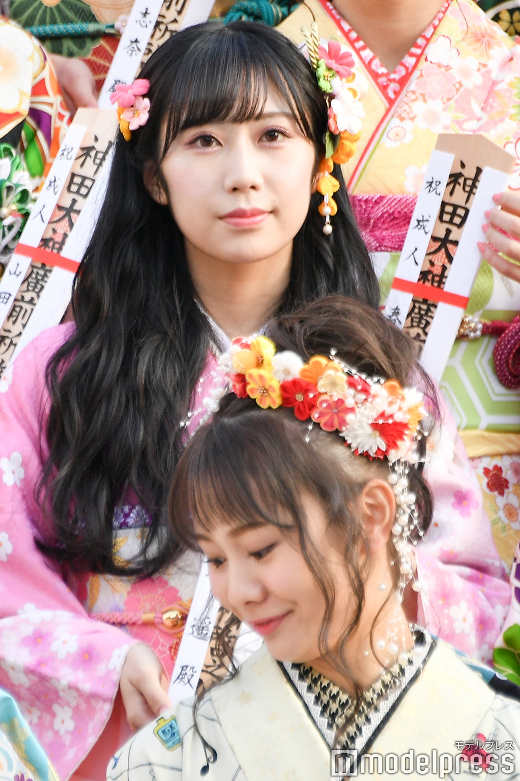 (画像46/200) AKB48グループ42人成人で艶やか晴れ着姿 NGT48本間日陽＆AKB48大盛真歩がセンター - モデルプレス