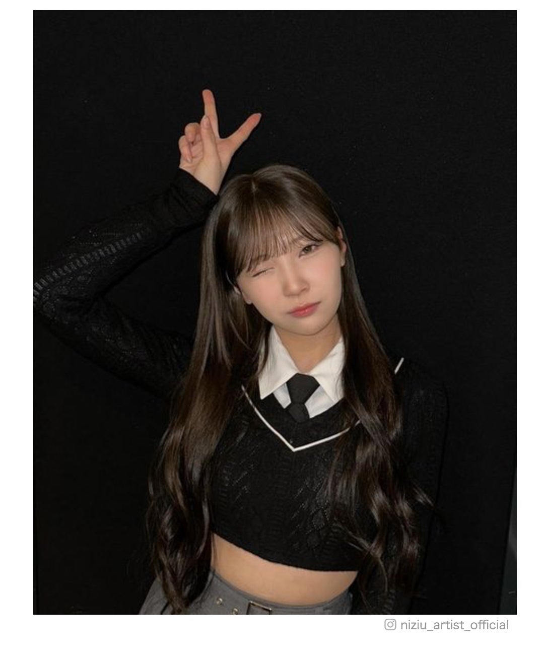 (画像4/11) NiziUマユカ、暗髪にガラリイメチェン「ビジュ爆発」「似合ってる」の声 - モデルプレス