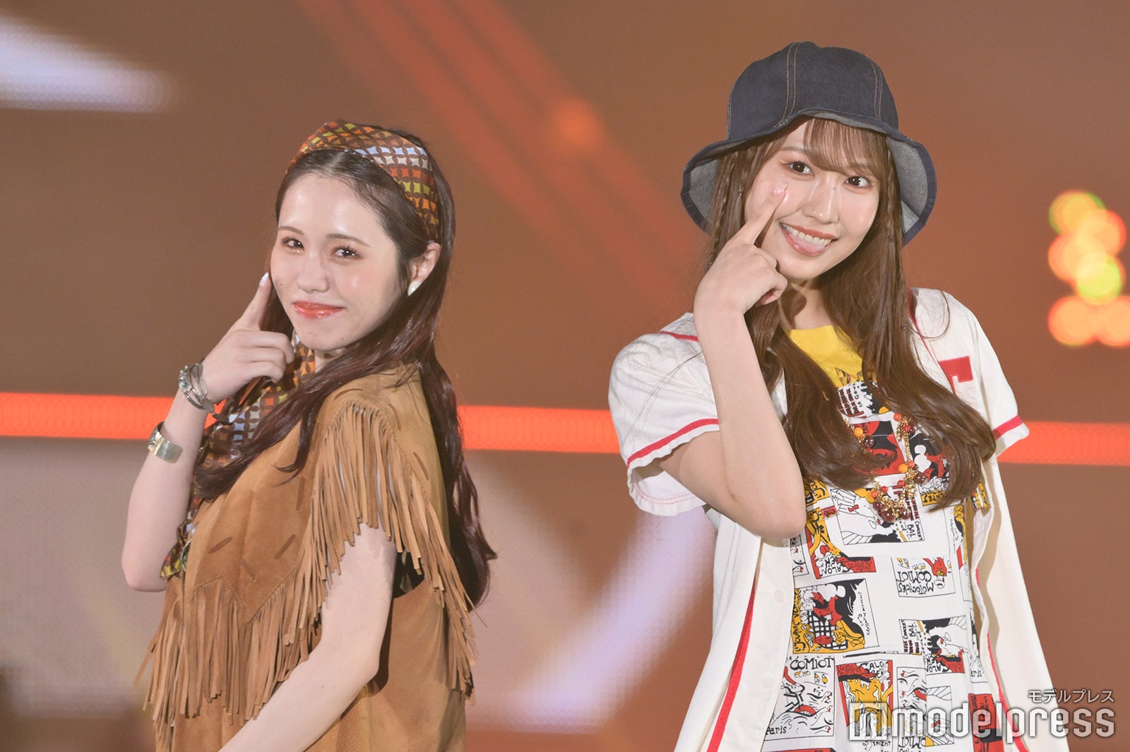 (画像1/9) SKE48野村実代＆佐藤佳穂、2人揃って“あっかんべー”ポーズが可愛い＜GirlsAward 2023 S／S＞ - モデルプレス