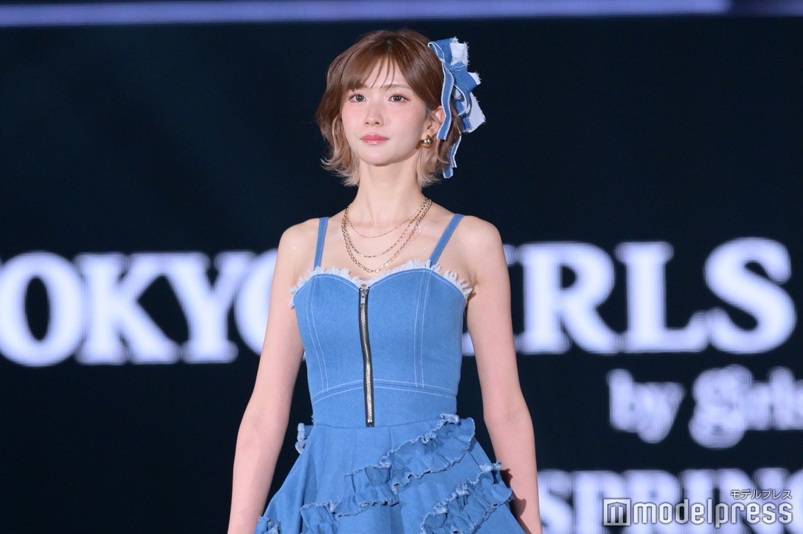 (画像9/19) “伝説のキャバ嬢”ひめか、初TGCランウェイ ほっそり美脚際立つ【TGC 2024 S／S】 - モデルプレス